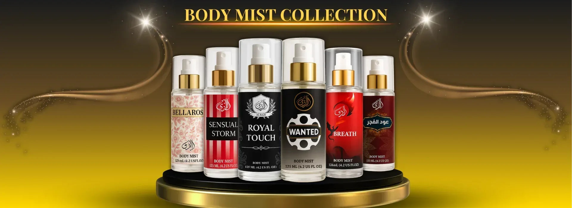 Mist Perfume & Body Mist in Pakistan – Long Lasting Sprays – Al-Razi